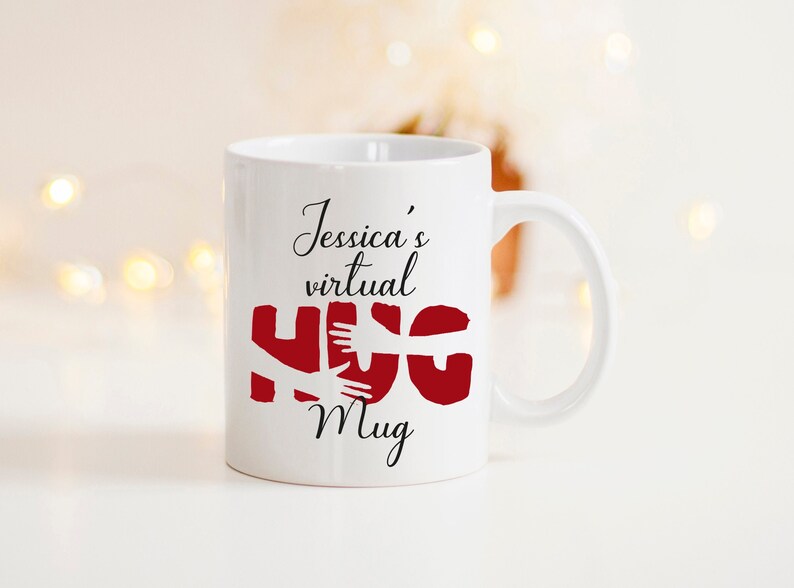 Personalised Hug Mug Send A Hug Gift Sending Virtual Hugs to | Etsy