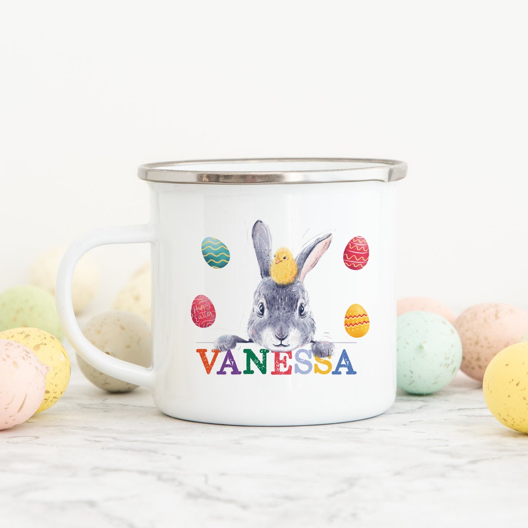 Personalised Easter Gifts for Kids, Bunny Easter Mug, Perfect Easter ...