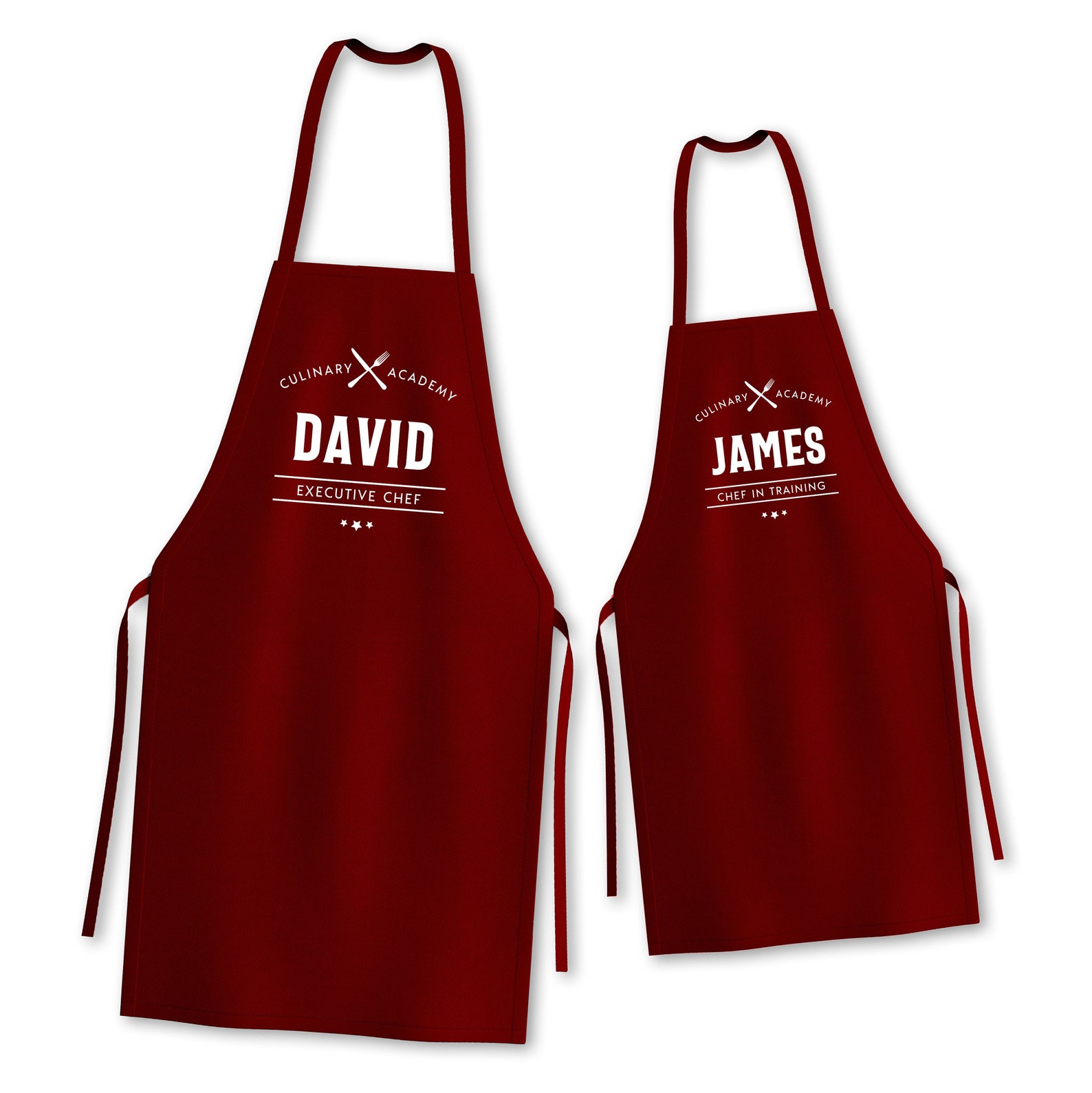 Personalised Family Apron: Culinary Academy Chef Apron Personalized - Etsy