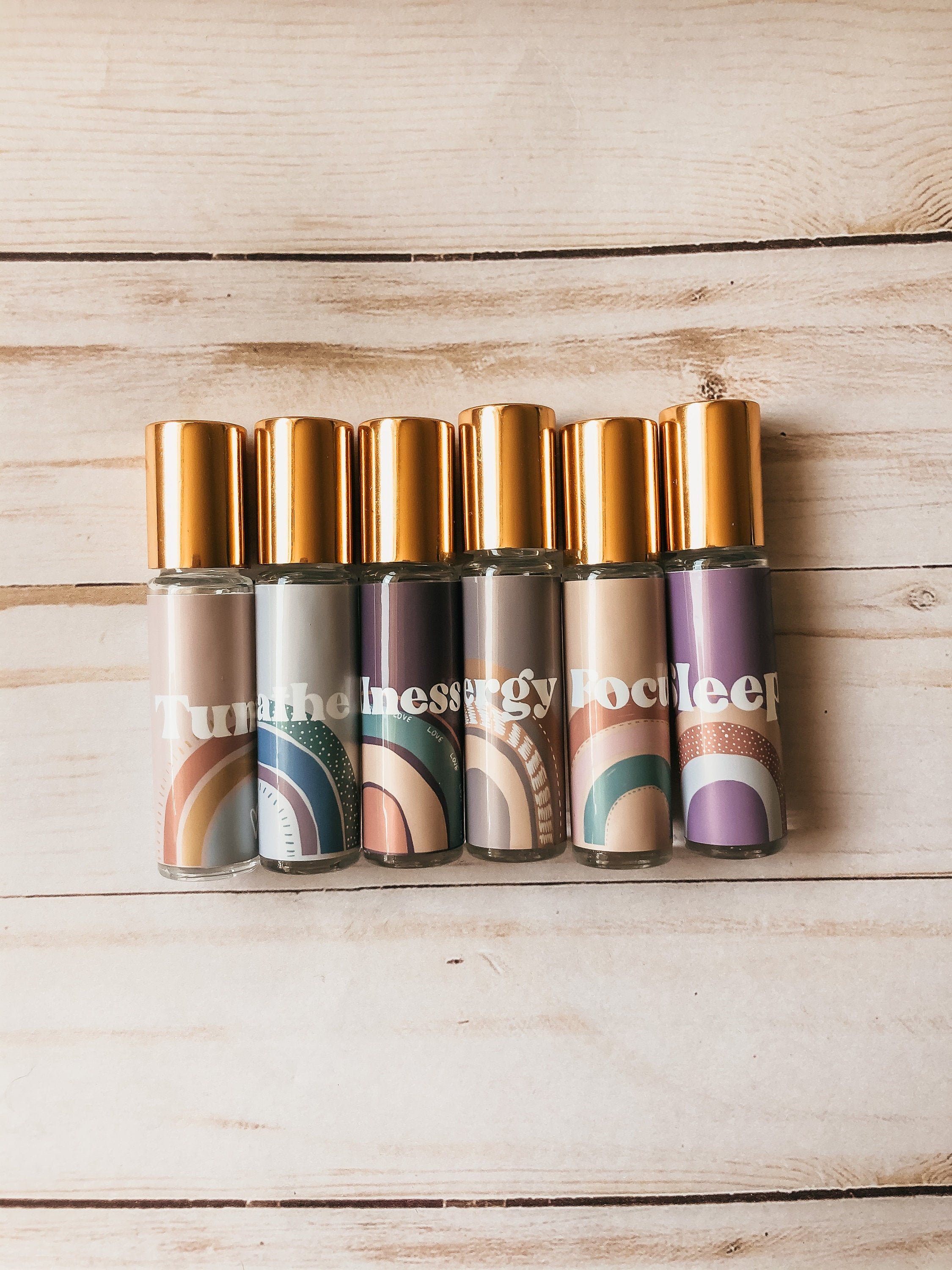 Essential Oil Labels, 10ml Roller Labels, Starter Kit Collection, 2x2 ...