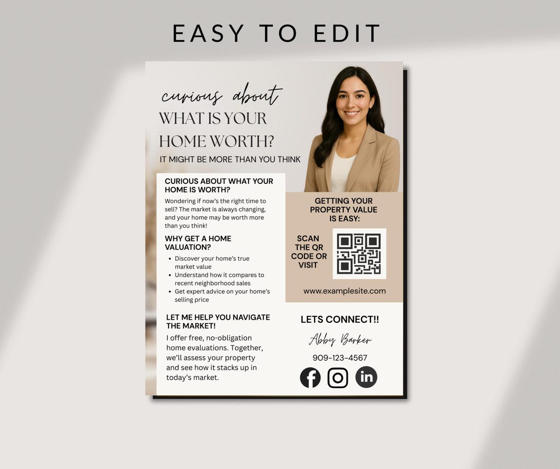 Home Value Marketing Flyer | CMA Flyer | CMA Lead Flyer | CMA Lead ...