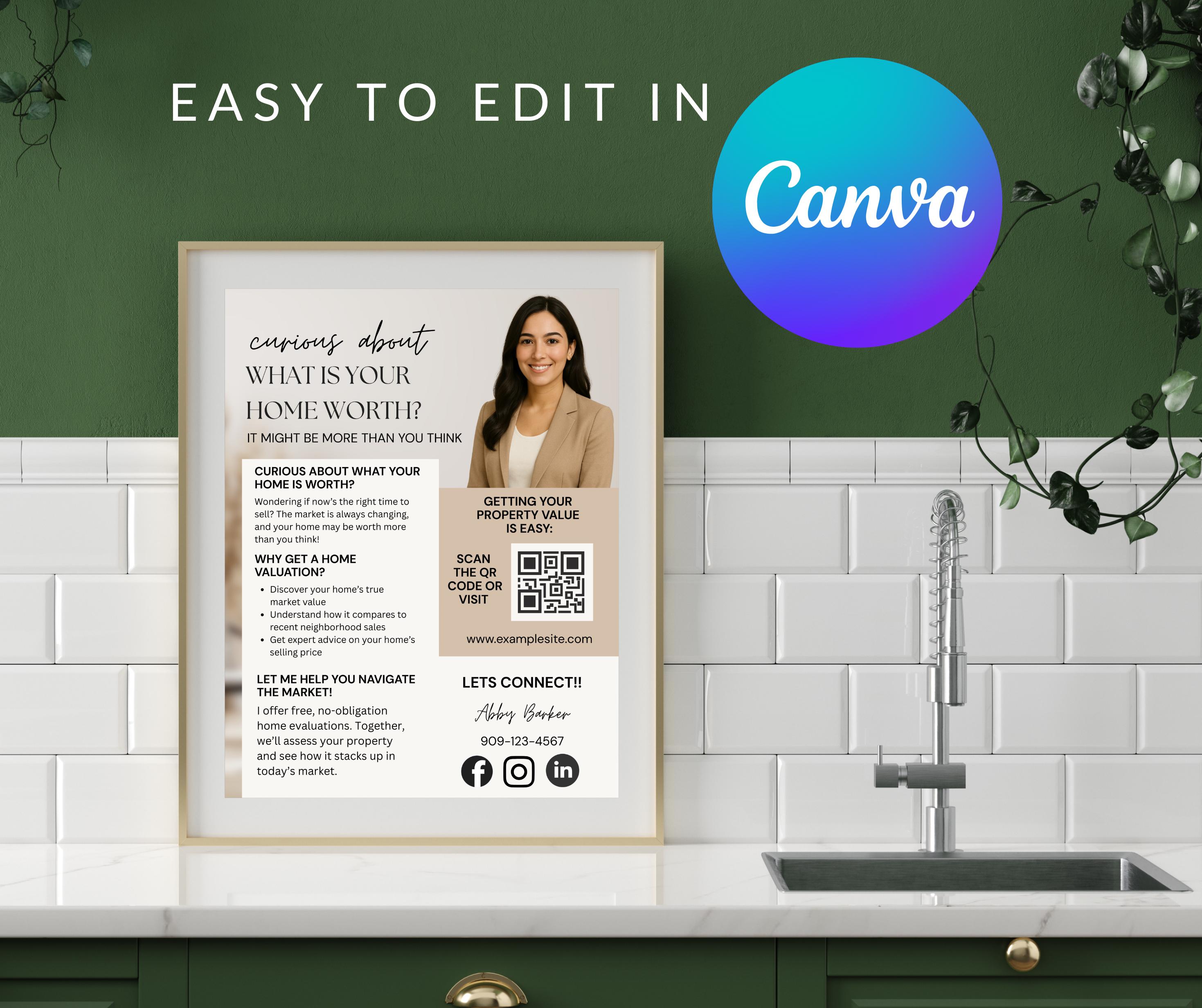 Home Value Marketing Flyer | CMA Flyer | CMA Lead Flyer | CMA Lead ...