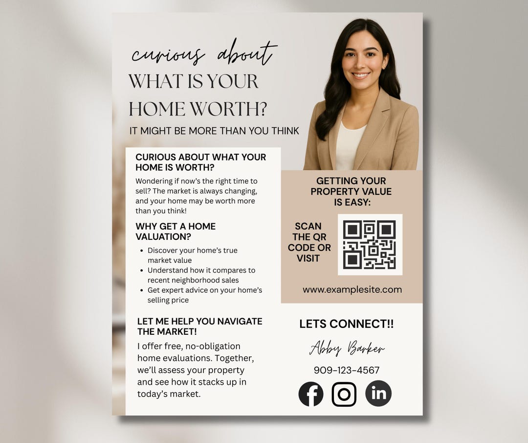 Home Value Marketing Flyer | CMA Flyer | CMA Lead Flyer | CMA Lead ...