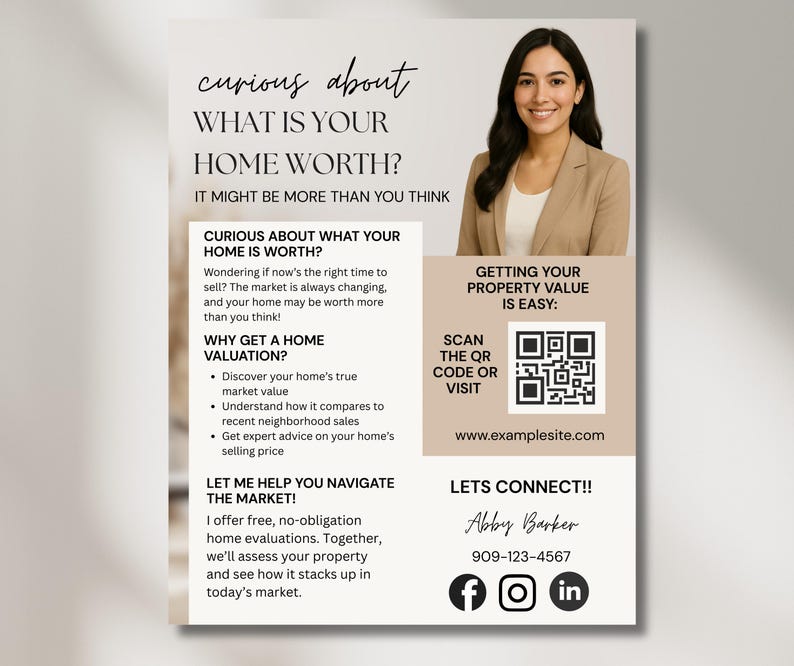 Home Value Marketing Flyer | CMA Flyer | CMA Lead Flyer | CMA Lead ...