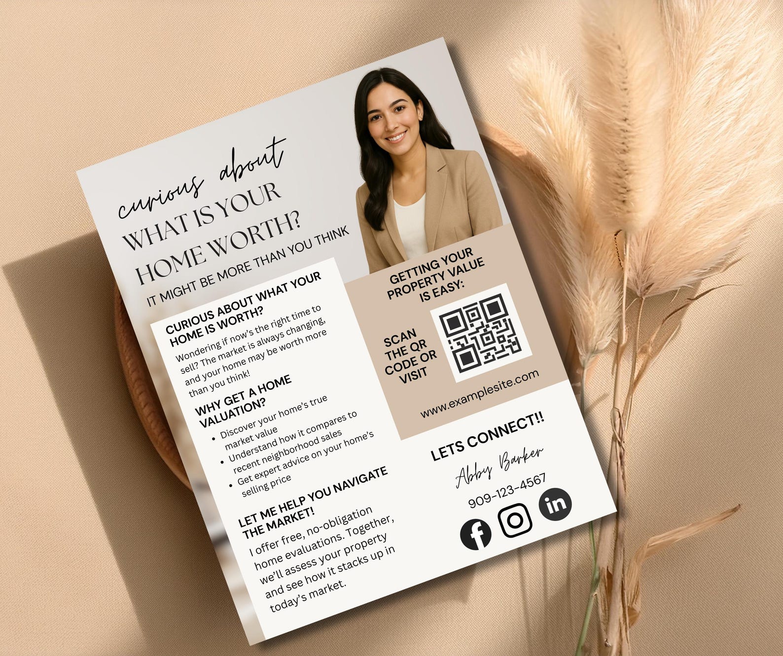 Home Value Marketing Flyer | CMA Flyer | CMA Lead Flyer | CMA Lead ...
