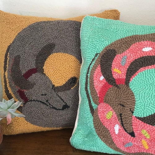 PATTERN / Punch Needle Kit / Punch Needle / Dachshund Pattern - Etsy