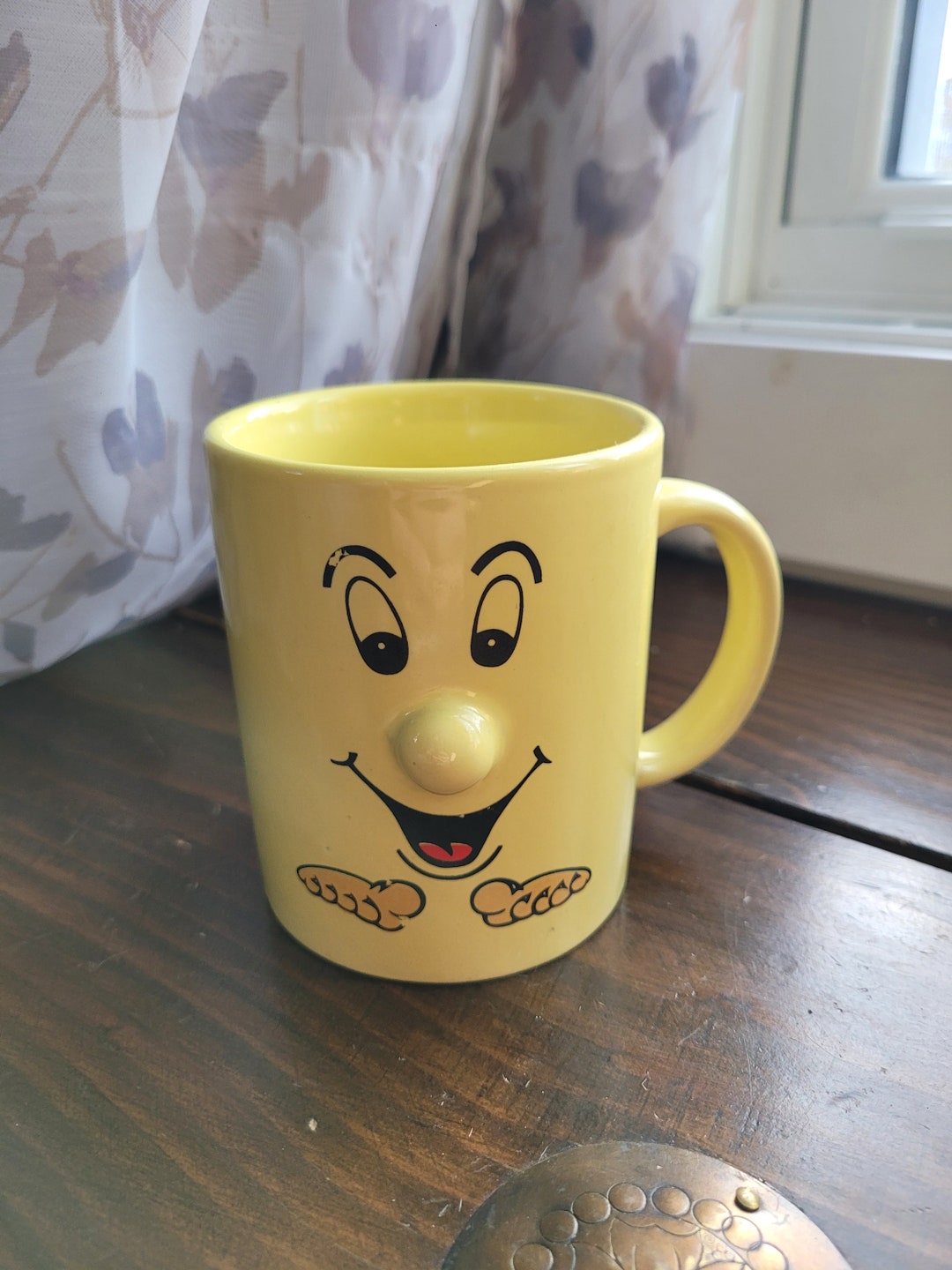 Vintage Allied Design Happy Silly Face Coffee Mug - Tea Cup Handle ...