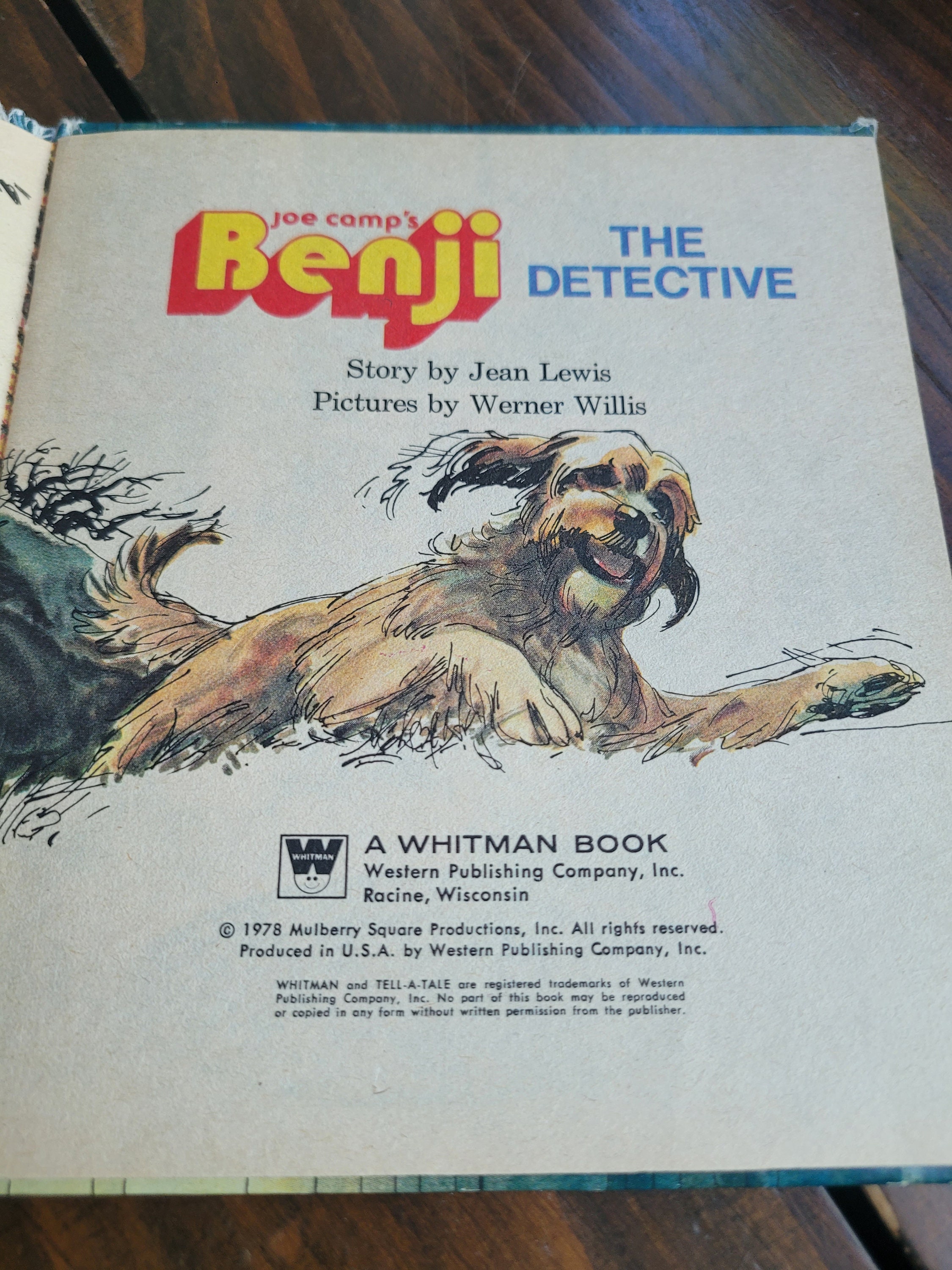 Benji Whitman Book 1978 Tell-a-tale Children Beginner Read - Etsy