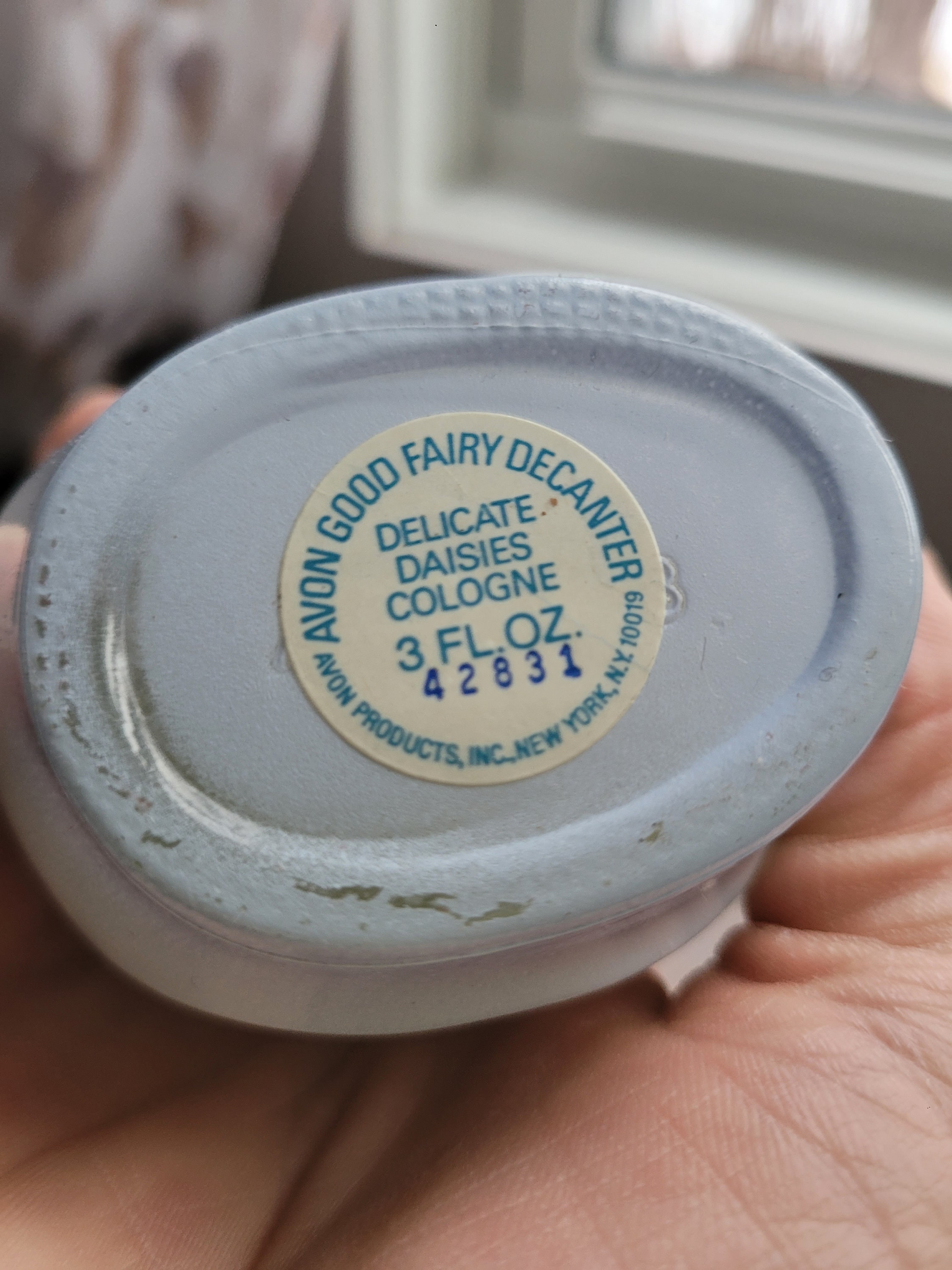 Good Fairy Decanter - Vintage Avon Bottle - Blue Dancing Lady - Vanity ...