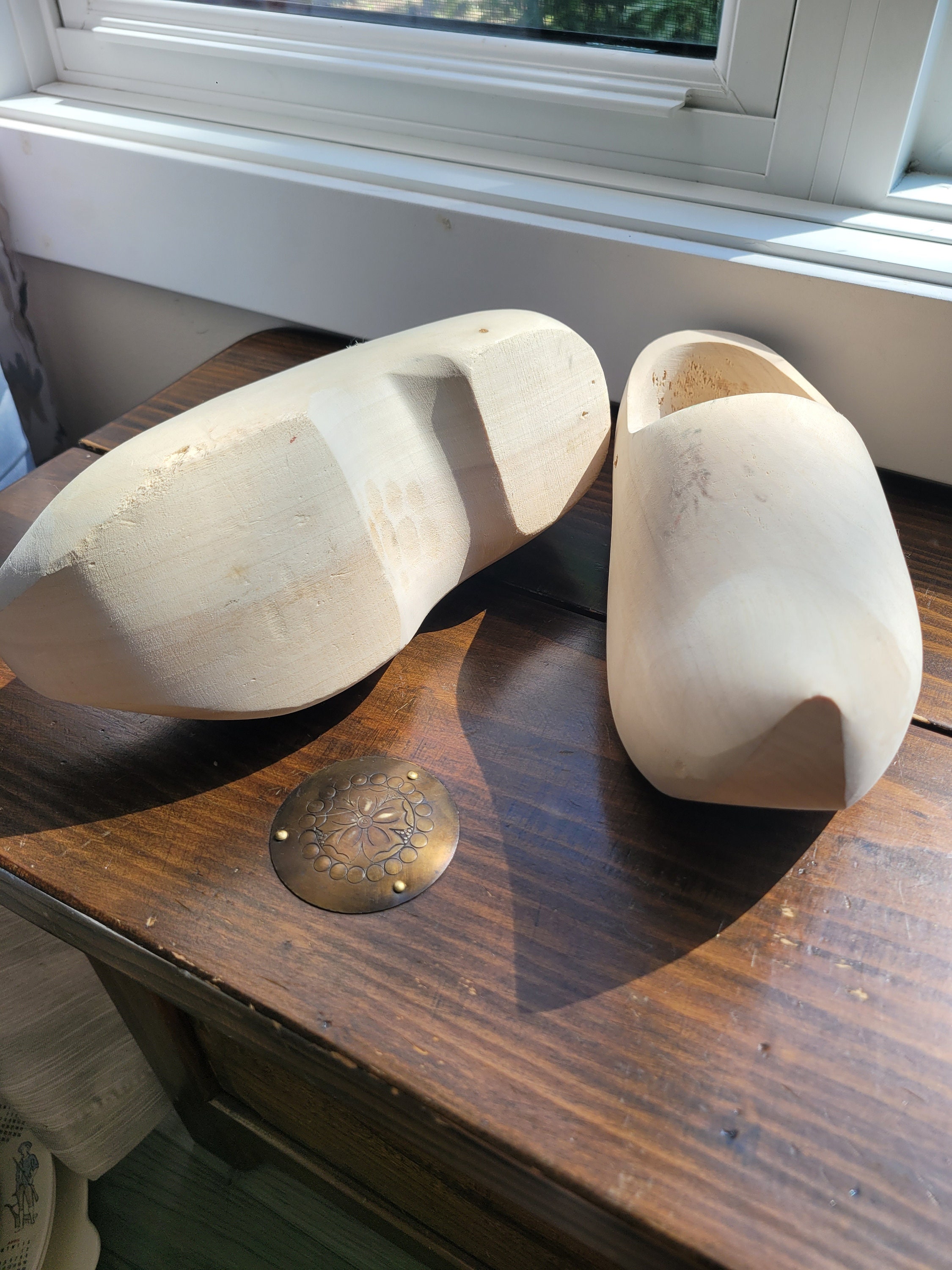 Pair of Holland Made Wood Clogs Wood Footwear 19CM - Etsy