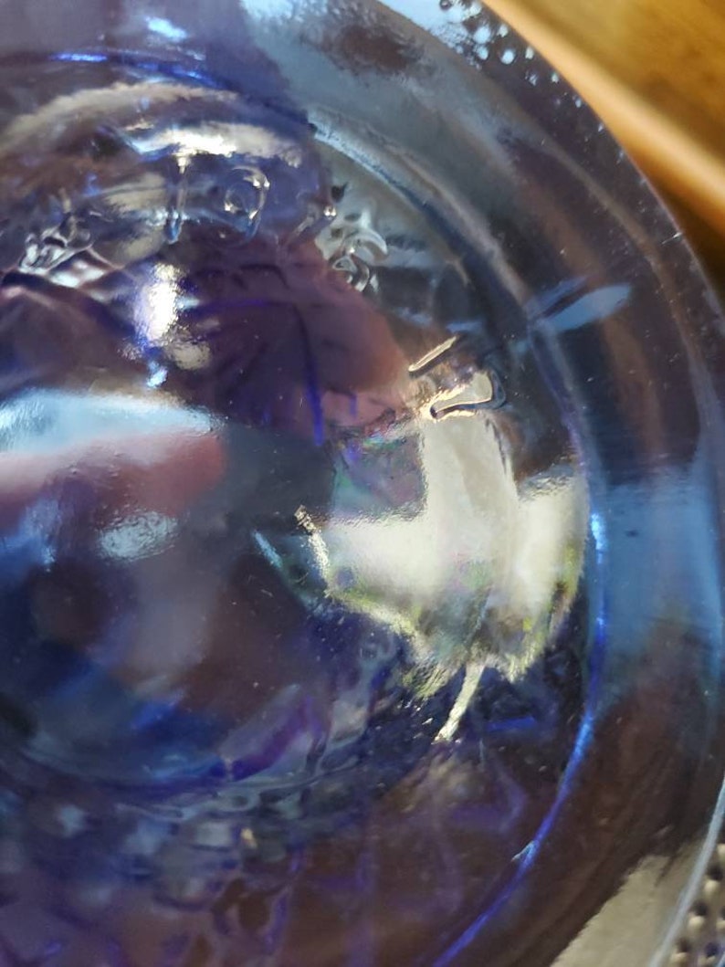 Avon Perfume Bottle Blue and Silver Bell 1976 - Etsy