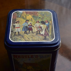 Vintage Nestles Chocolate Coco Powder Tin - Squared Kitchen Canister ...