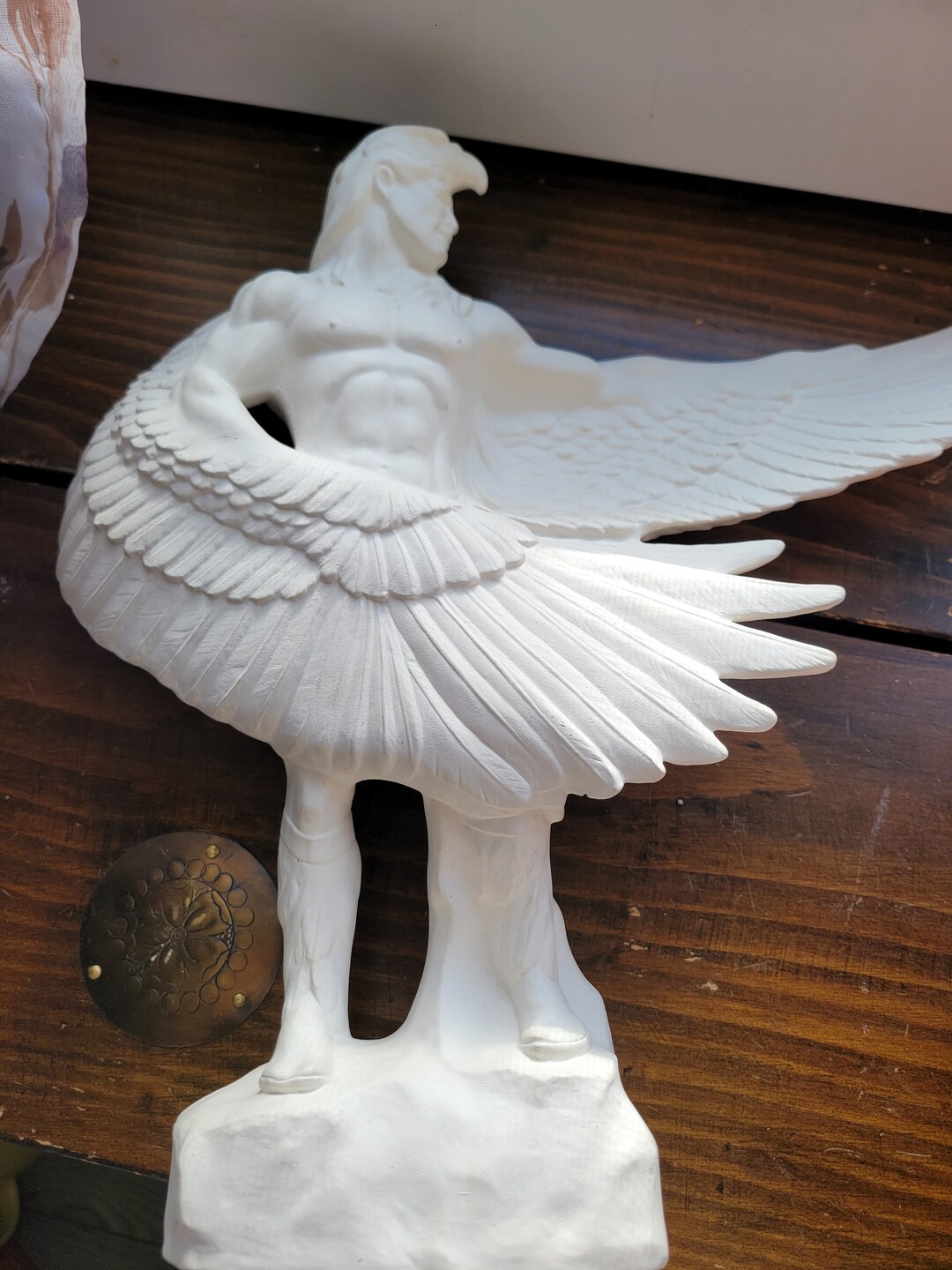 Provincial Mold 1989 Standing Indigenous American in Head Dress and ...