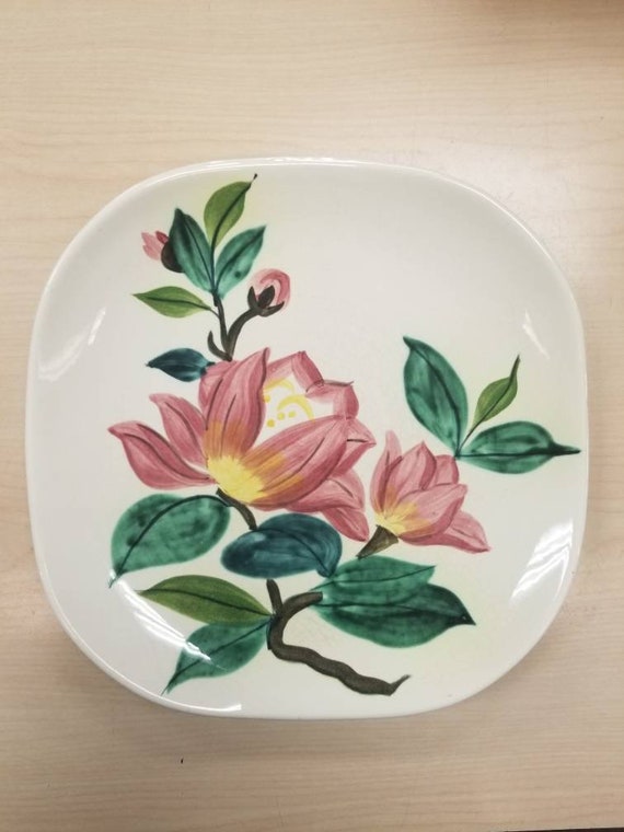 Vintage 1960's Red Wing Pottery Plate Rare Bright Colored | Etsy