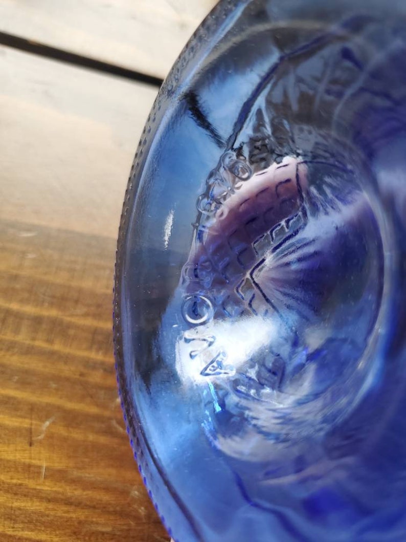 Avon Perfume Bottle Blue and Silver Bell 1976 - Etsy