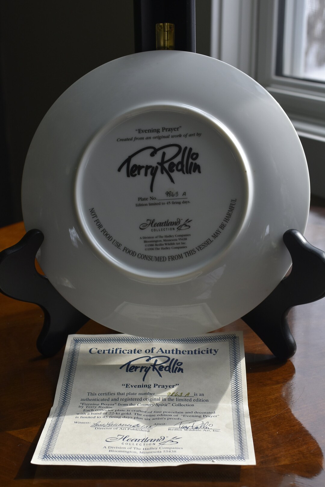 Terry Redlin Art Décor Plate - Classic Art Style Wall Decor - Nature ...