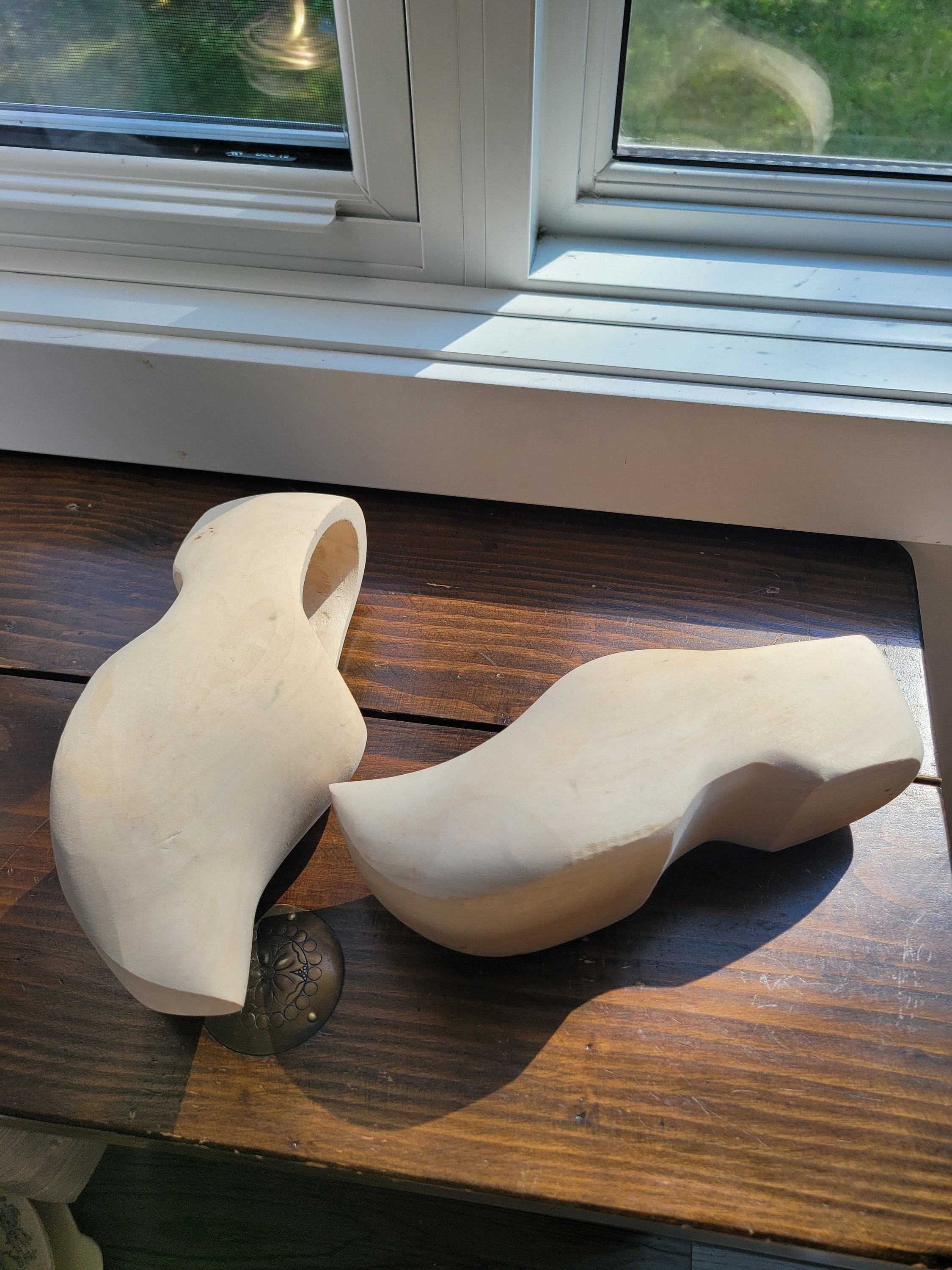 Pair of Holland Made Wood Clogs Wood Footwear 19CM - Etsy