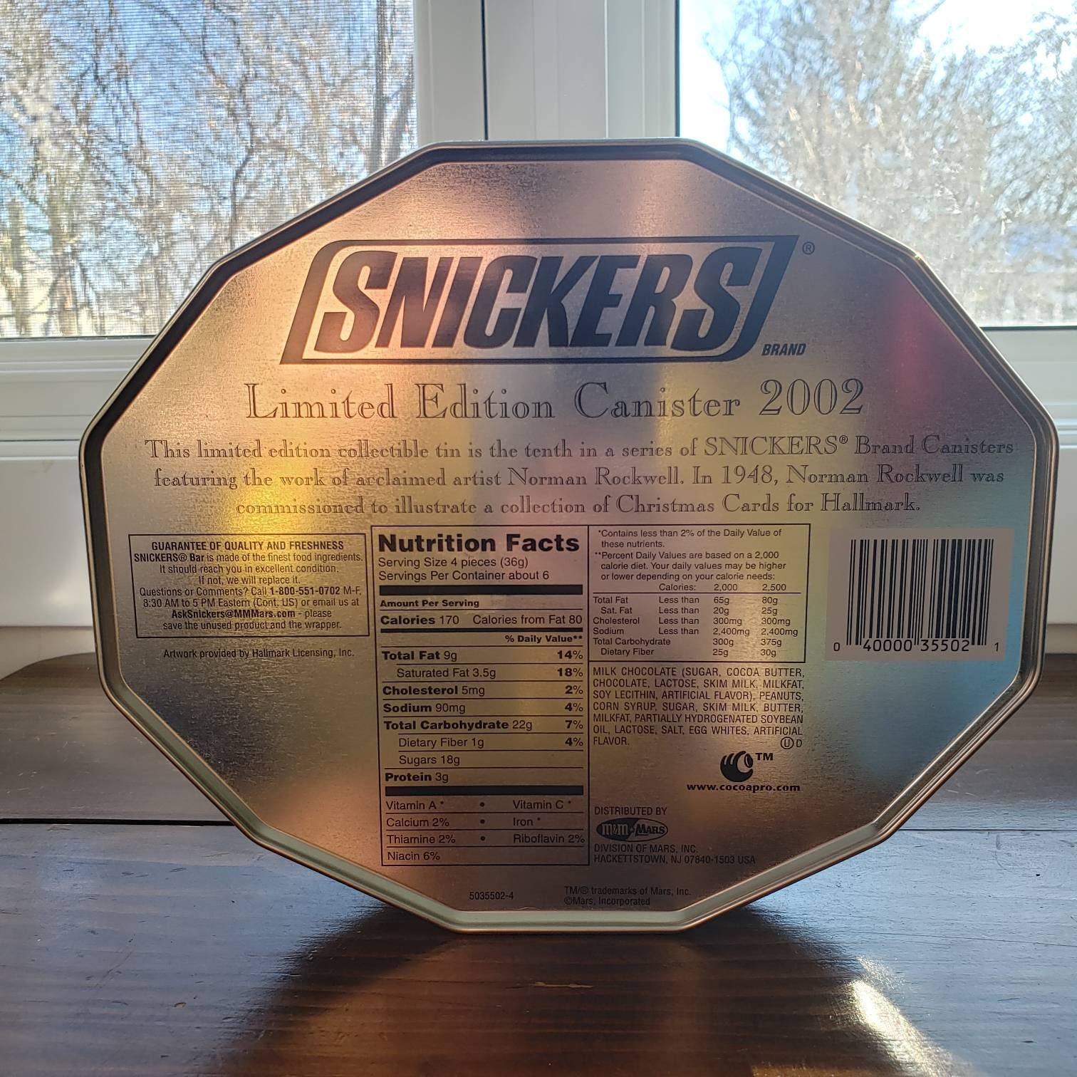 Classic Norman Rockwell Snickers Candybar Holiday Tin 1940s - Etsy