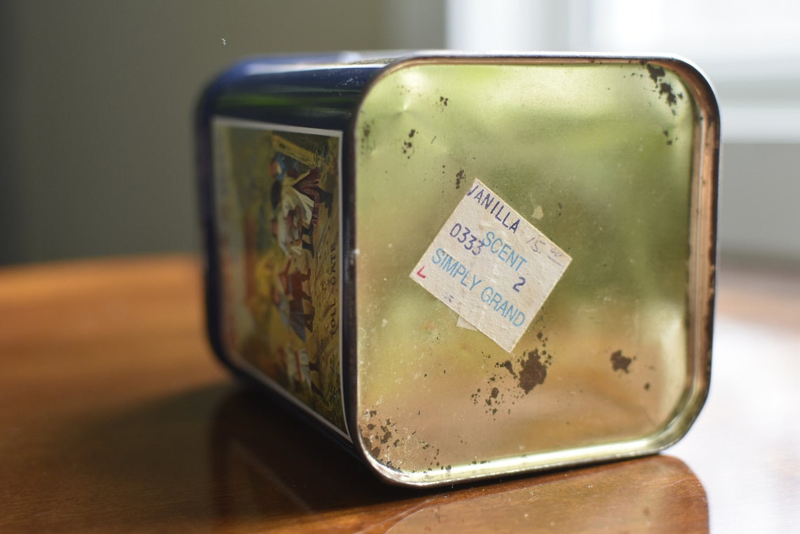 Vintage Nestles Chocolate Coco Powder Tin Squared Kitchen Canister ...