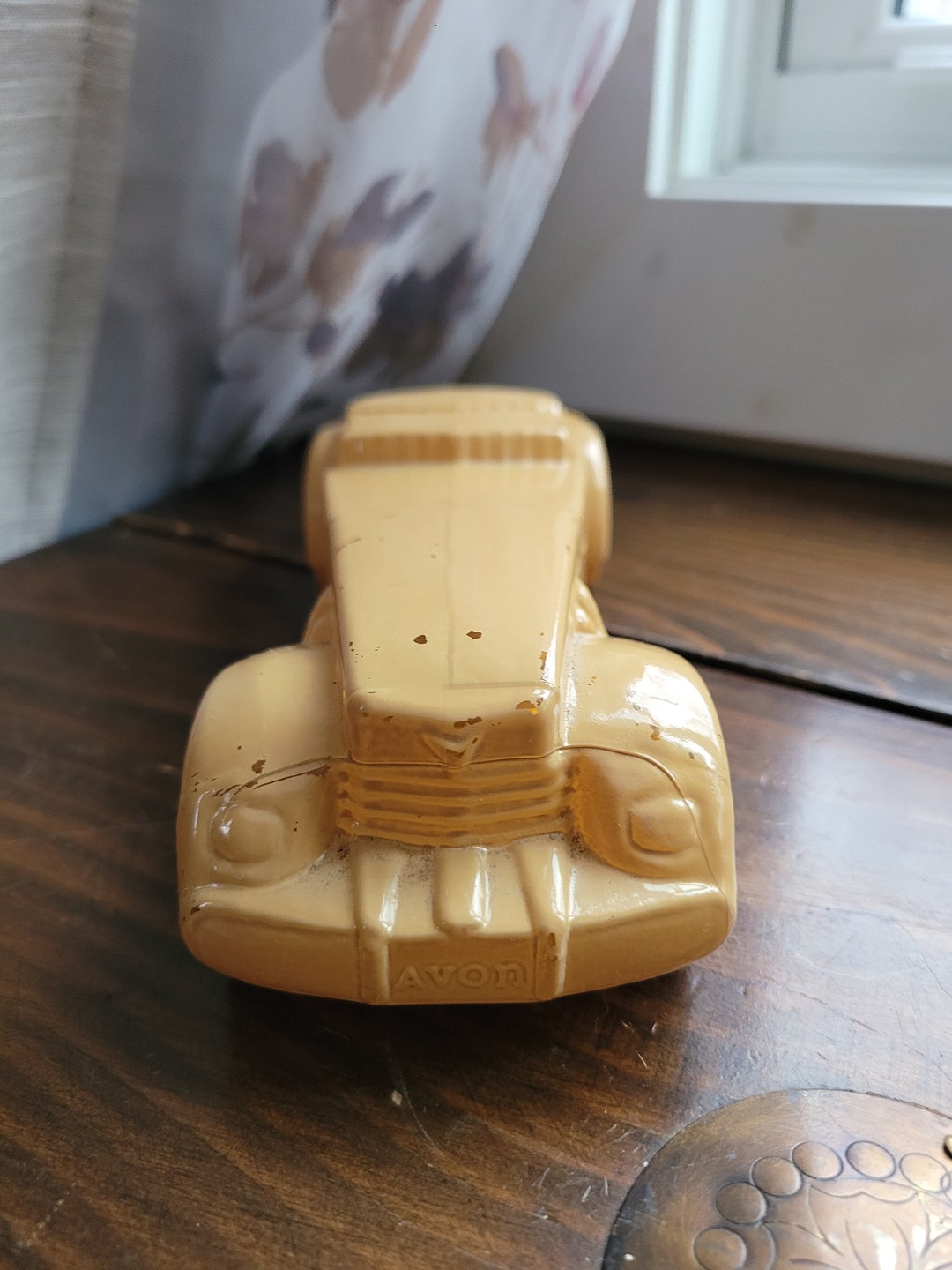 Vintage Avon Brown Glass Car Bottle - Touring Tai Winds Classic Car ...