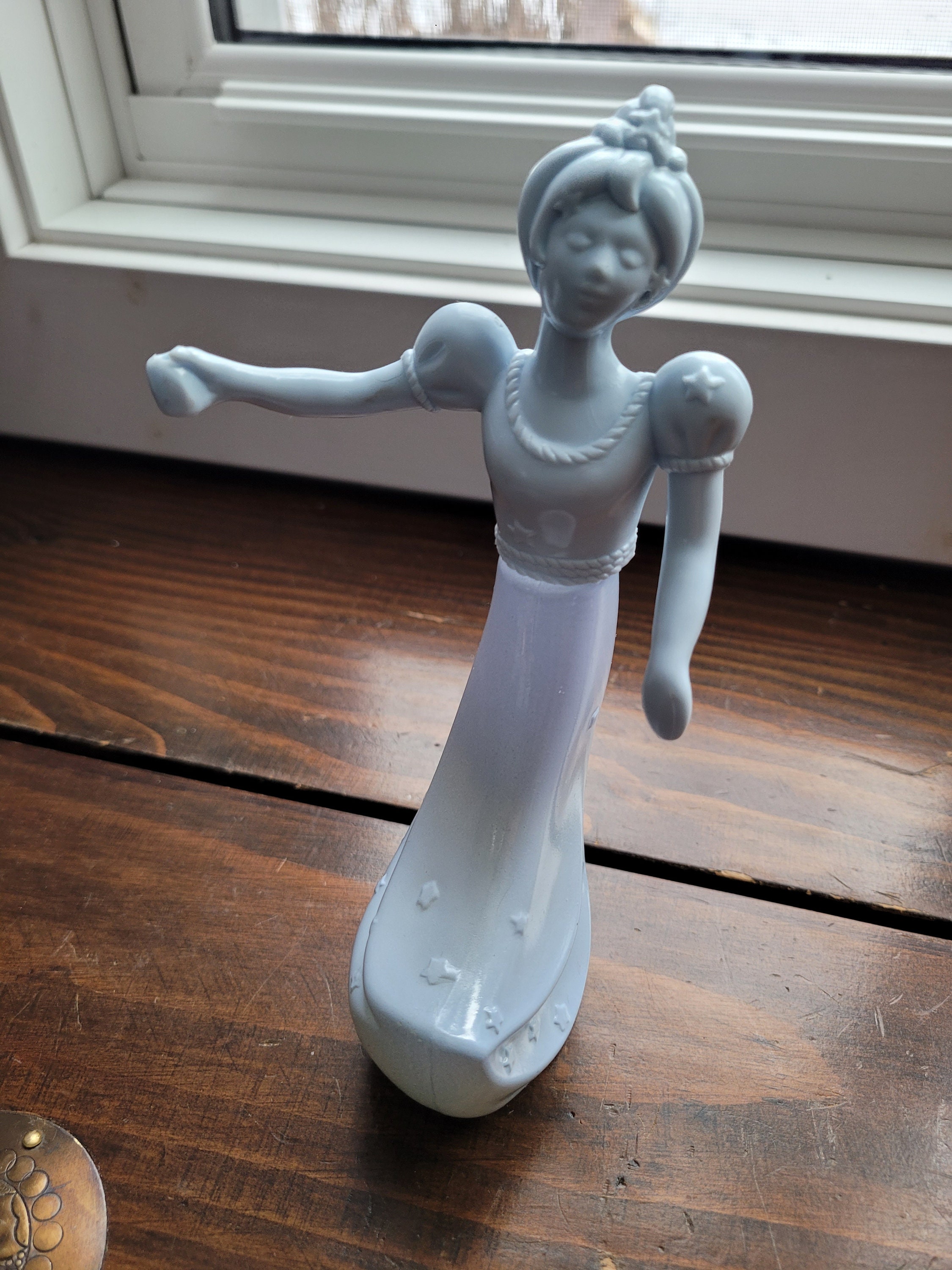 Good Fairy Decanter - Vintage Avon Bottle - Blue Dancing Lady - Vanity ...