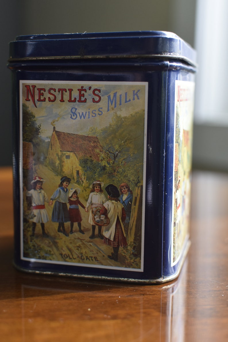 Vintage Nestles Chocolate Coco Powder Tin - Squared Kitchen Canister ...