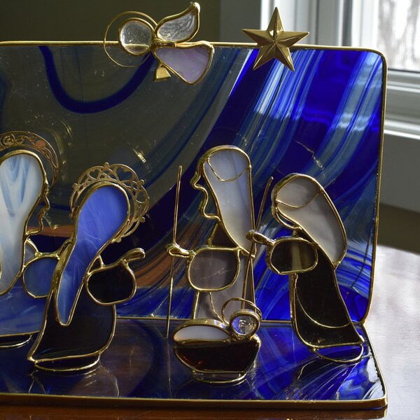 Stained Glass Nativity - Etsy