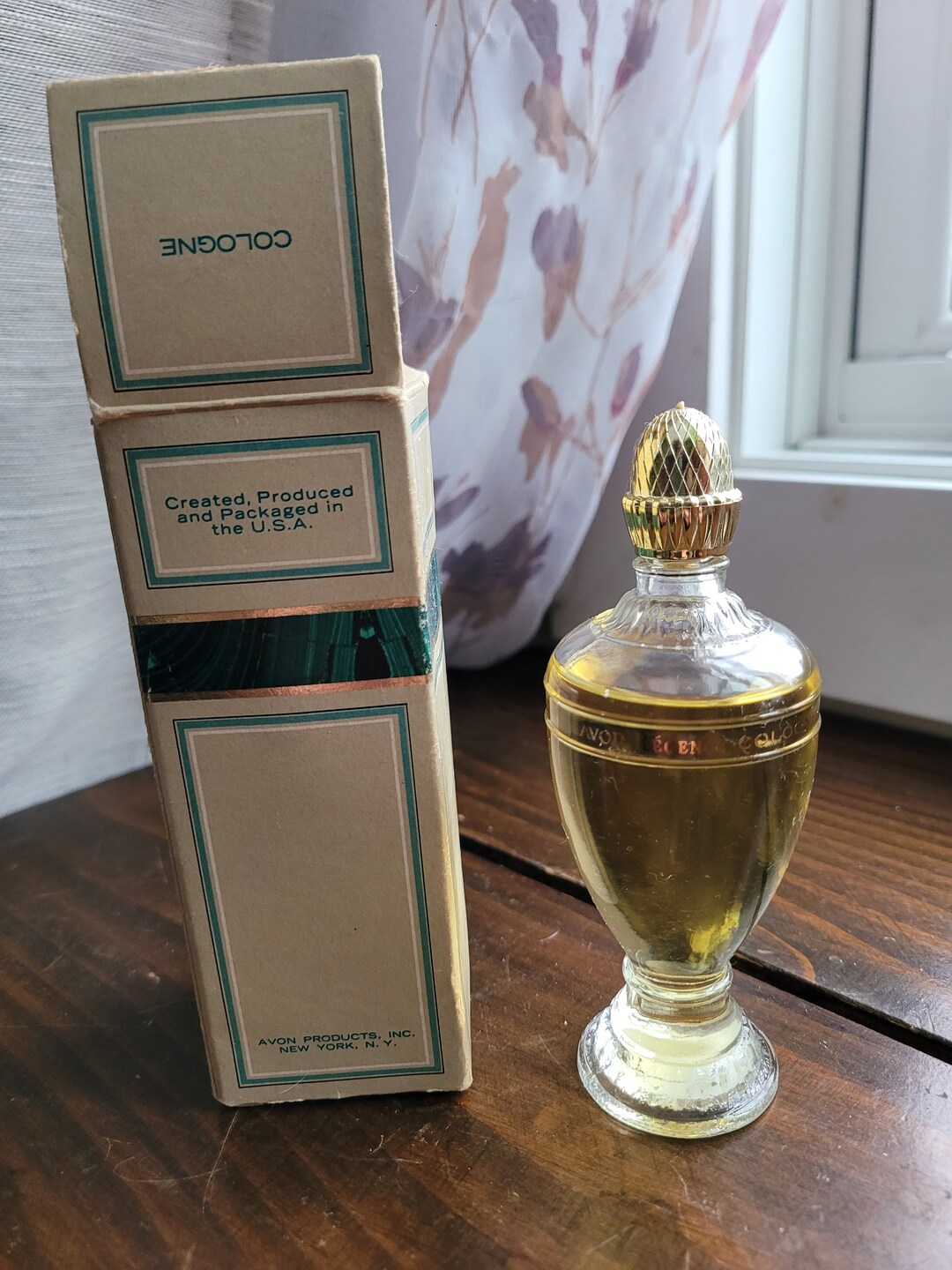 Avon Regence - Vanity Bottle - Vintage Glass Perfume Bottle - Etsy