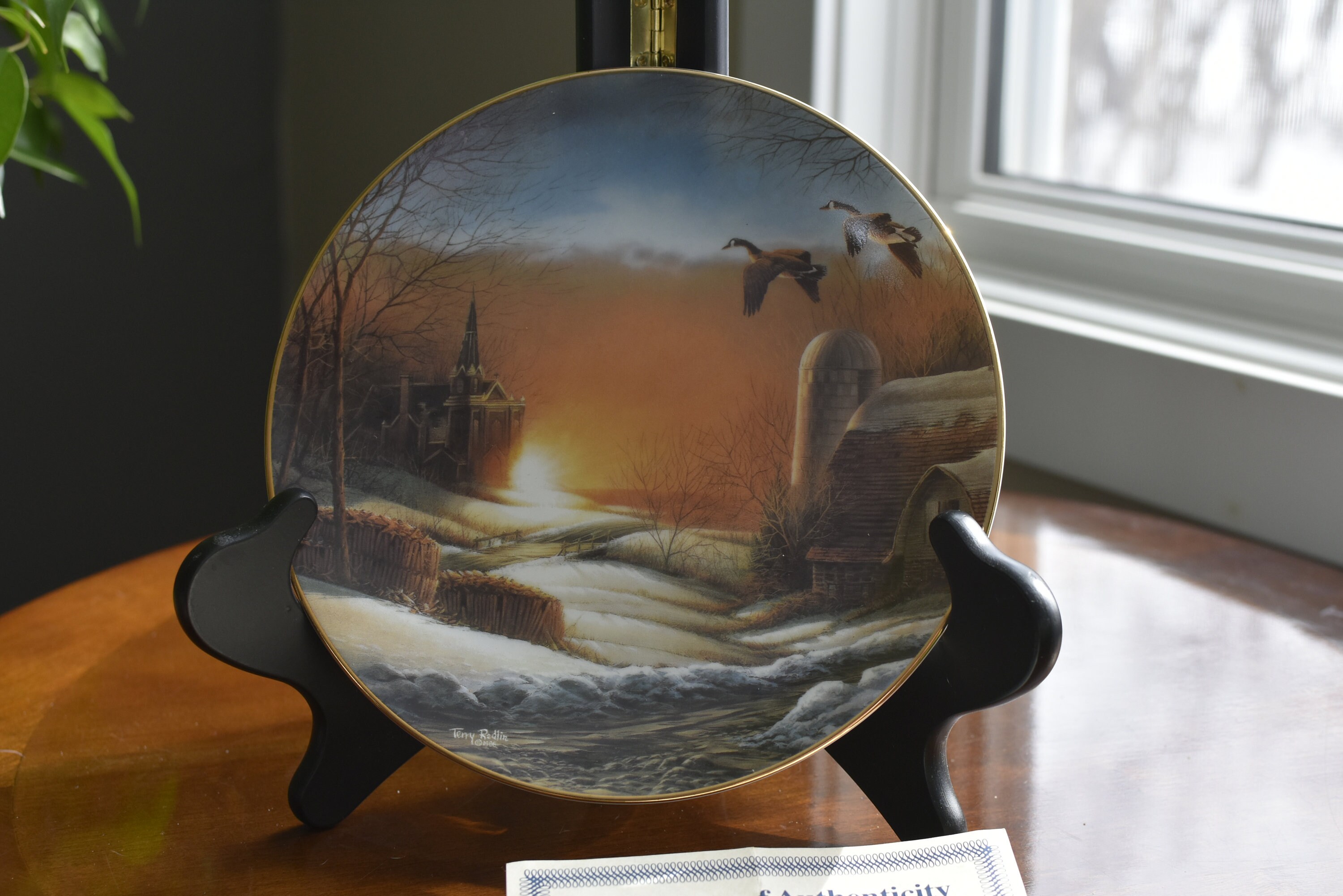 Terry Redlin Art Décor Plate - Classic Art Style Wall Decor - Nature ...