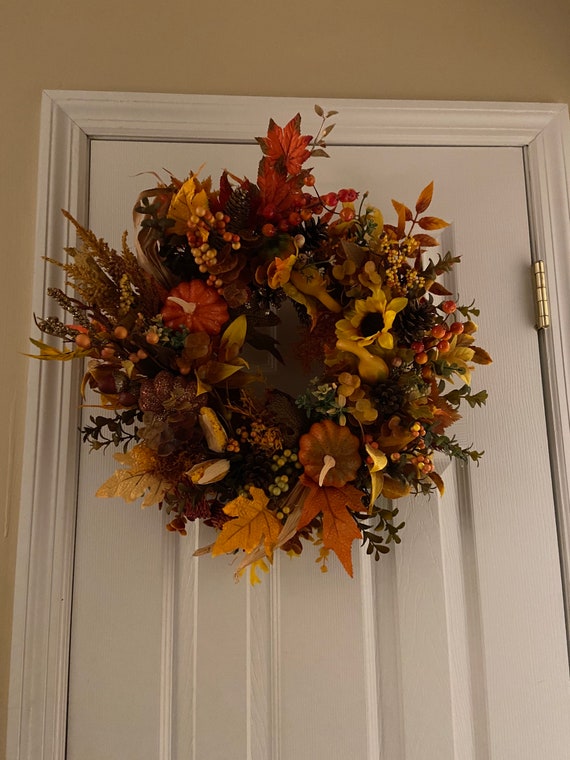 Small fall wreath | Etsy