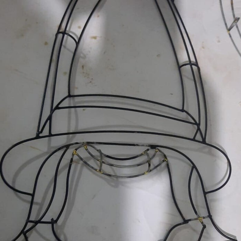 Wire Christmas Tree Frame - Etsy