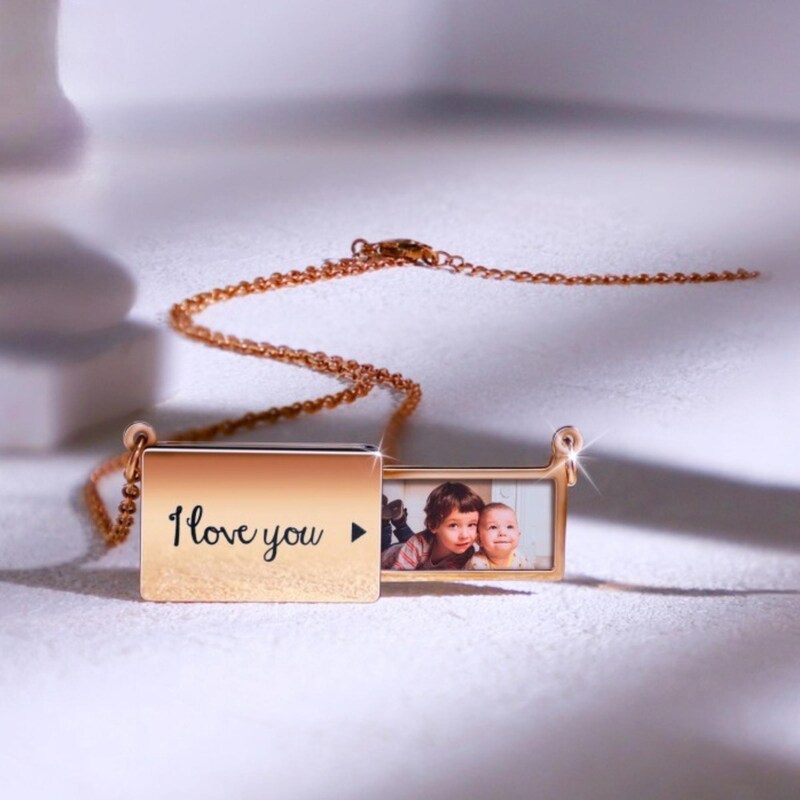 Envelope Necklace - Etsy