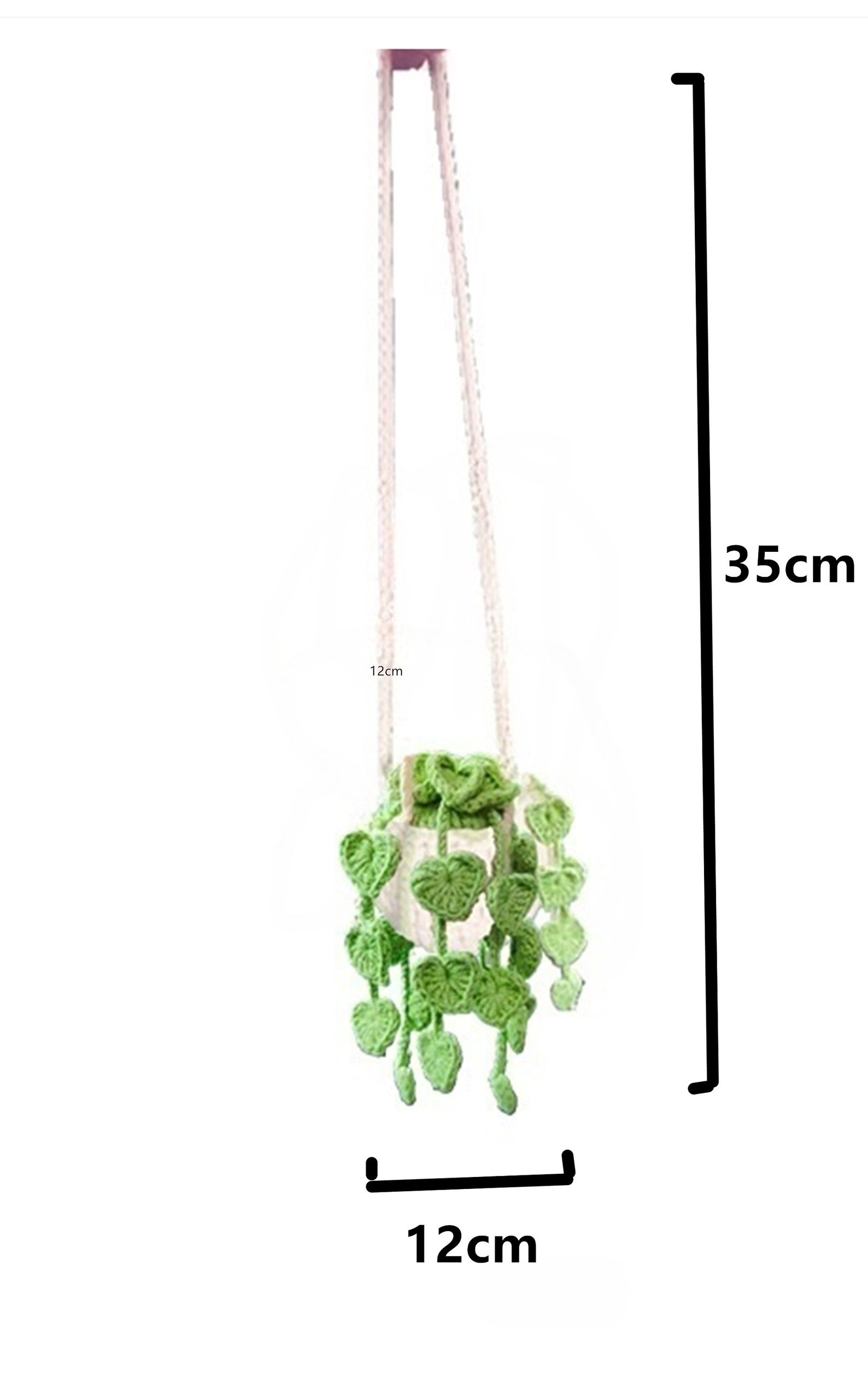 Pothos Hanging Basket Crochet Pattern: Car Plant PDF (english - Etsy