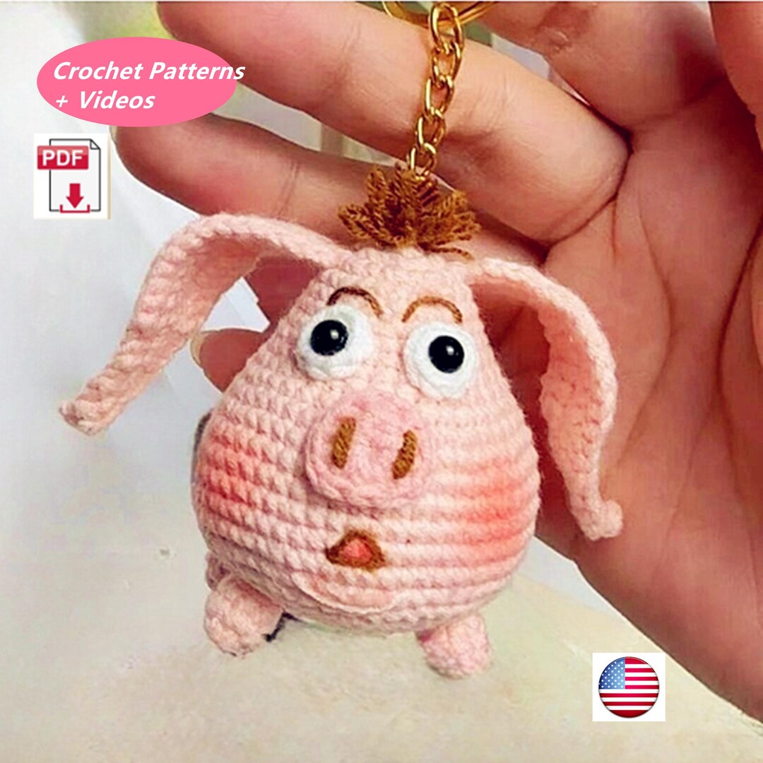 Nezha Taiyi Zhenren Flying Pig Crochet Pattern + Video Tutorial ...