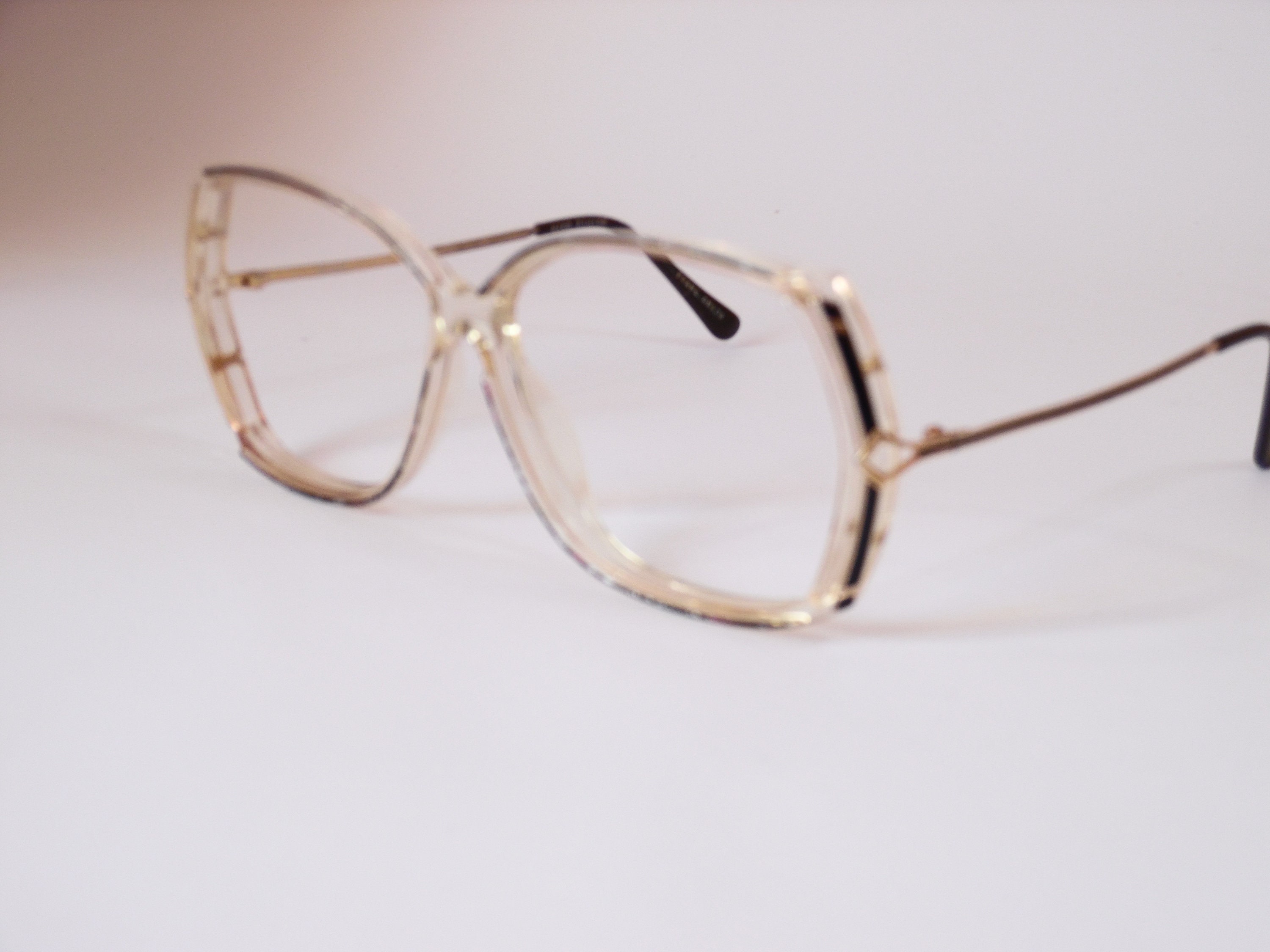 Vintage Eyeglasses Designer Used Frame Hand Finish Design | Etsy