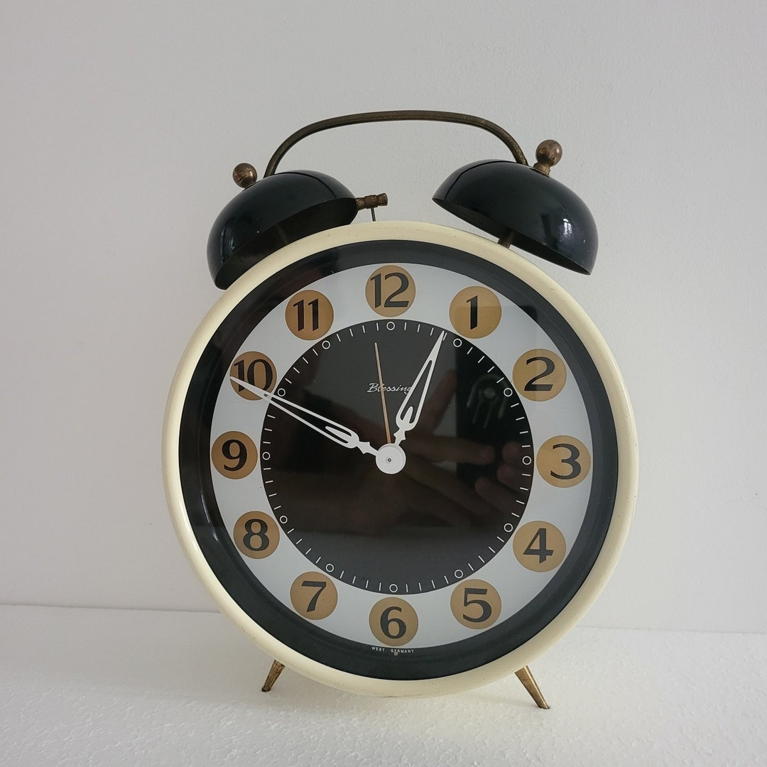 Vintage Blessing Large Wall or Table Clock 1960s, Made in West Germany ...