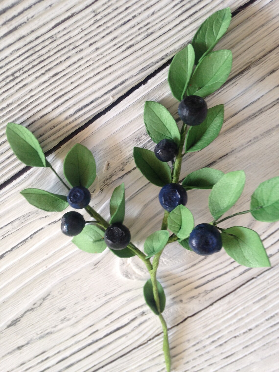 Artificial Blueberry Faux Blueberry Stem Berry Wedding - Etsy