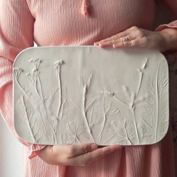 Botanical Bas Relief - Etsy