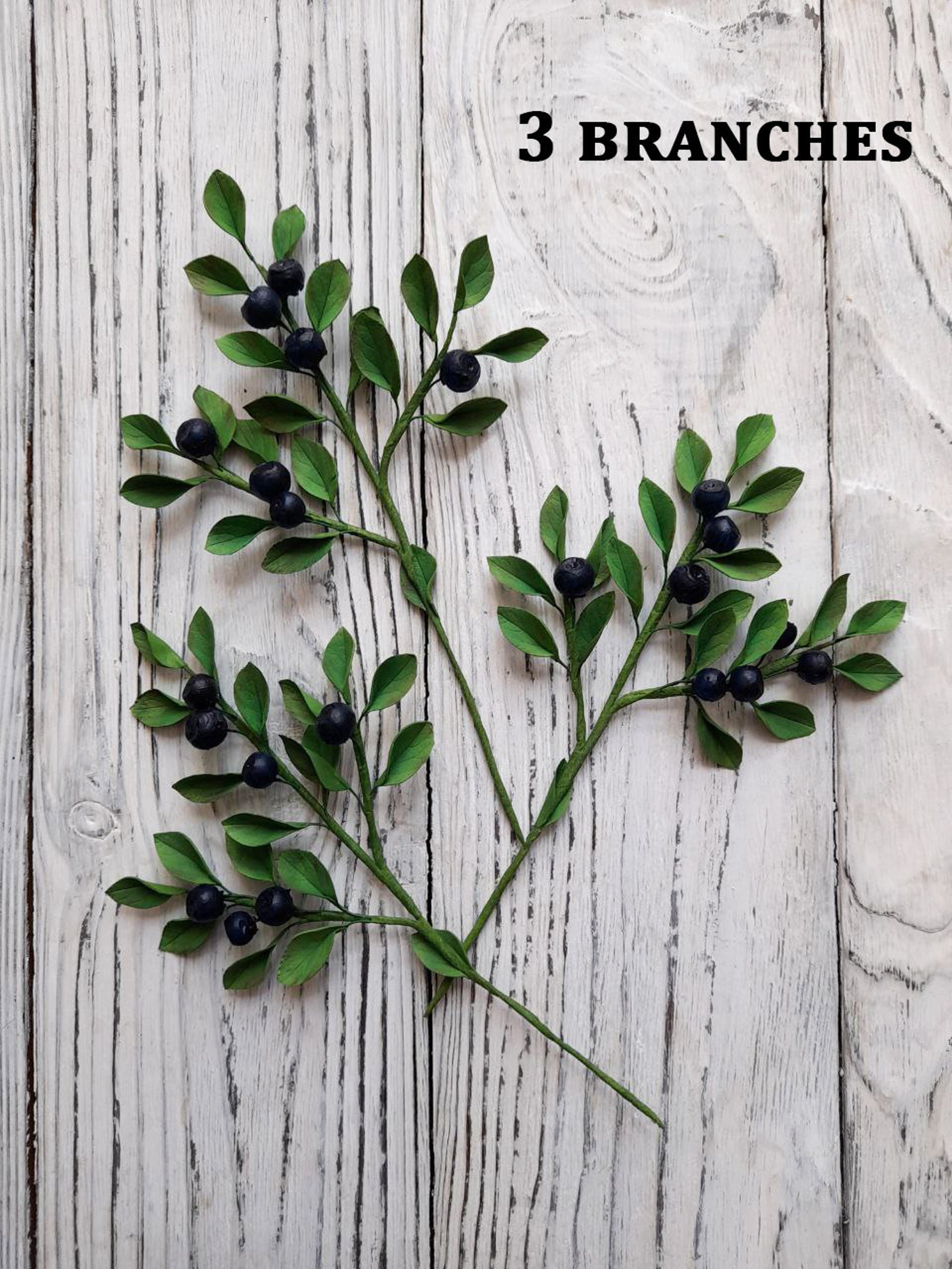 Artificial Blueberry Faux Blueberry Stem Berry Wedding Centerpiece ...