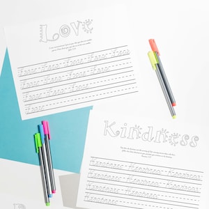 Cursive - Learn, Trace and Color the Fruits of the Holy Spirit ...