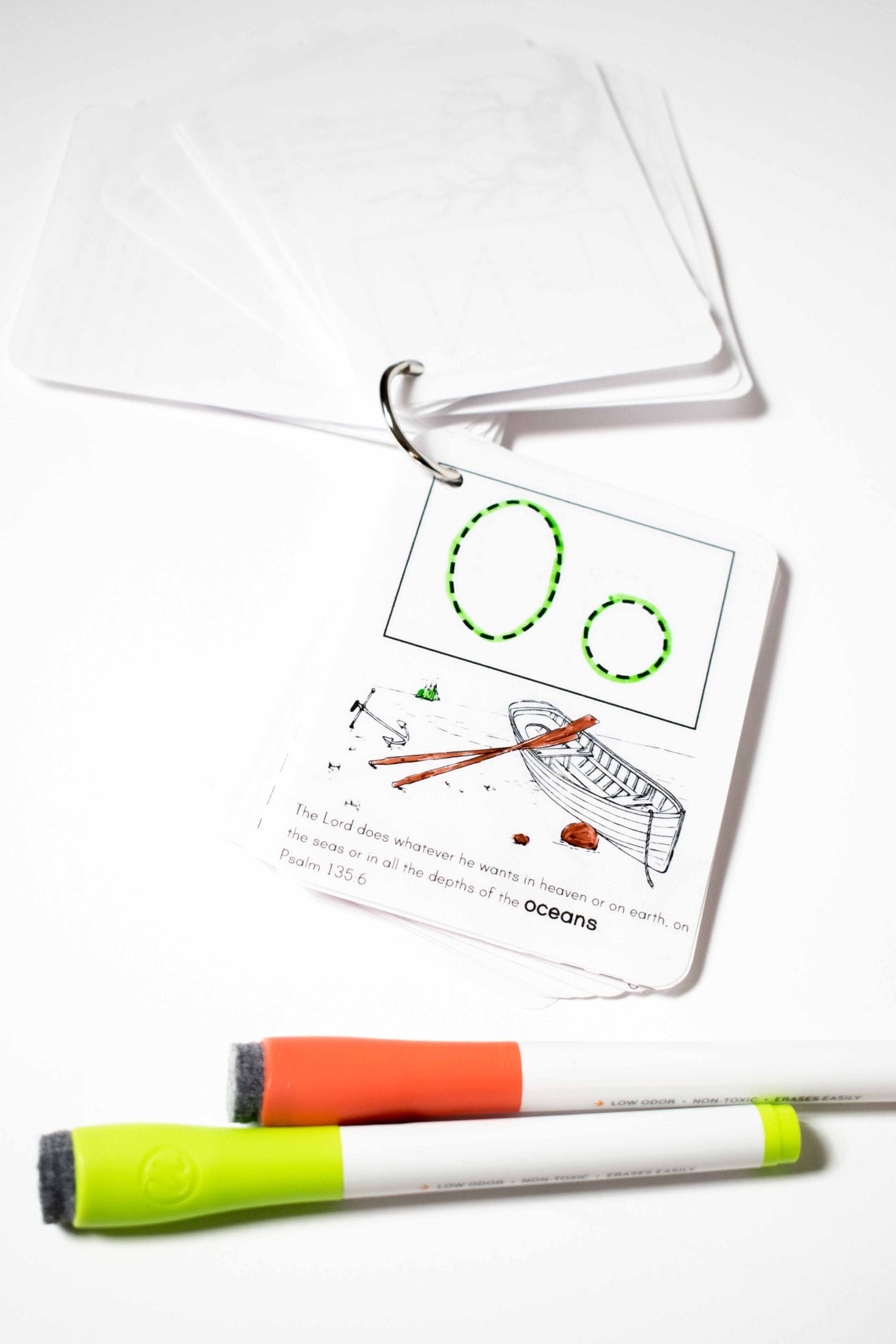 Homeschooling Traceable Alphabet Cards Printable With Bible - Etsy