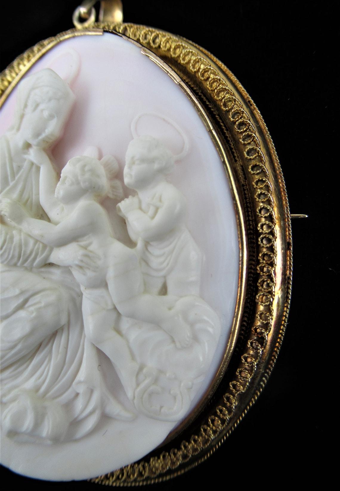 Finest Quality Large Oval Grand Tour Cameo of the Holy Family - Etsy