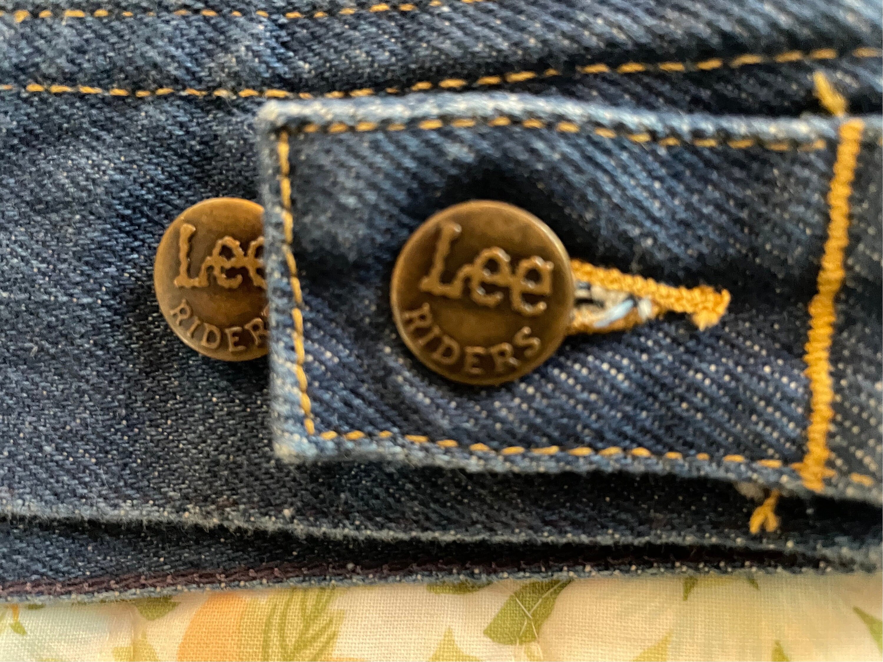 Lee Riders Denim Jacket Vintage Mens 40R Trucker PATD-153438 - Etsy