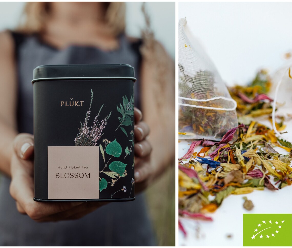 BLOSSOM Tea Nordic Blend Hand-picked Tea Pyramid Tea Bags | Etsy