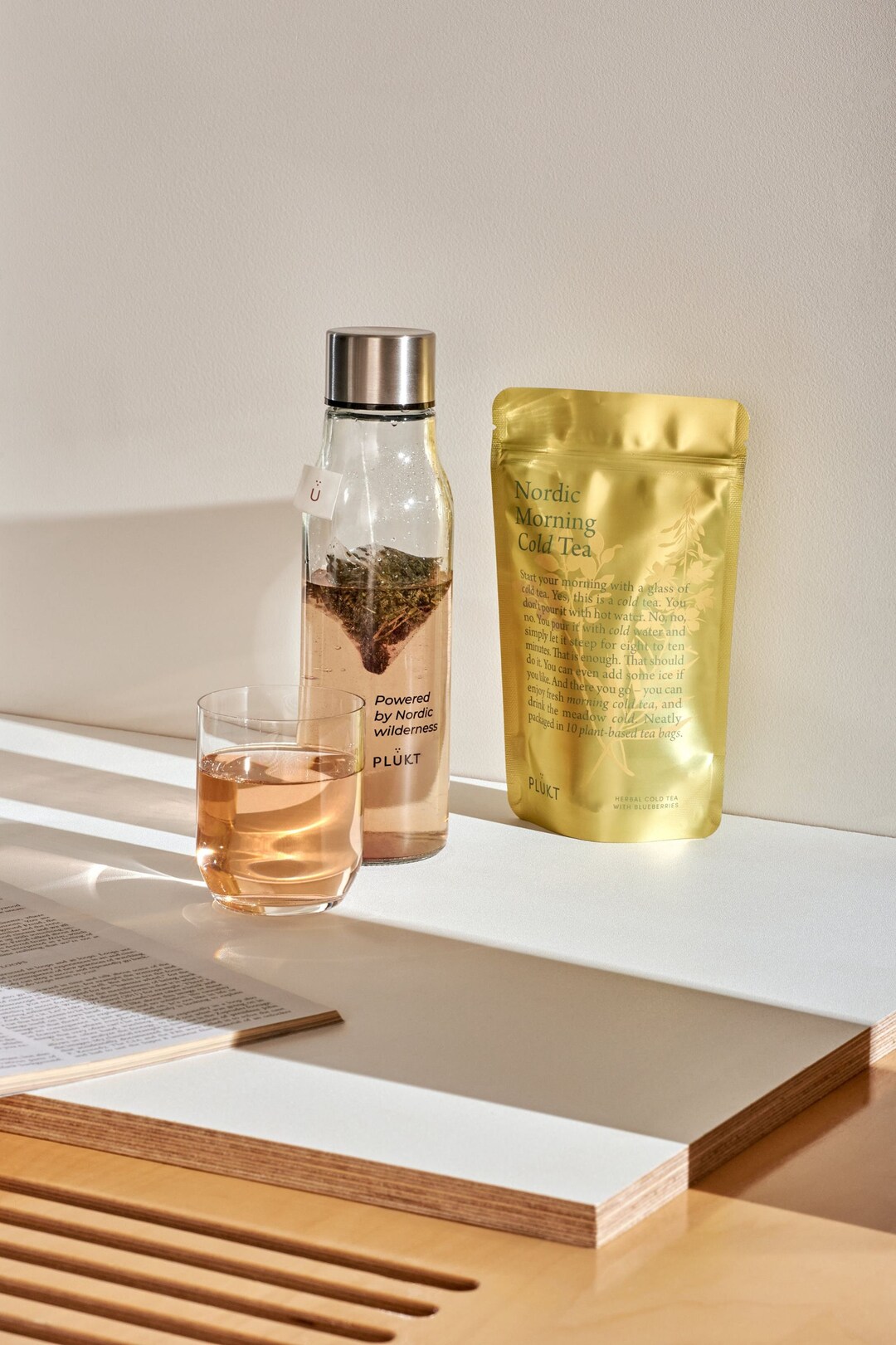 Cold Brew Herbal Tea NORDIC MORNING, Organic, Blueberry Tea, Caffeine ...