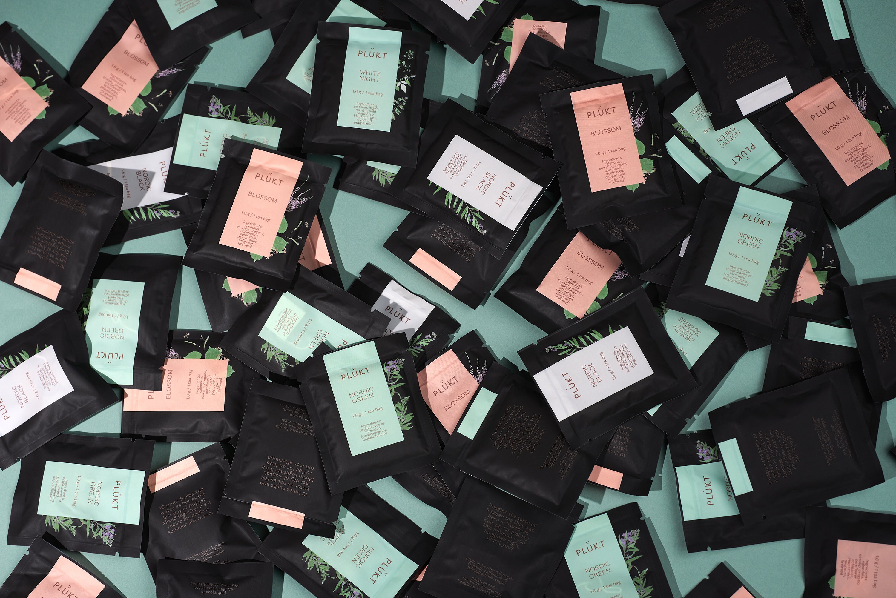 Tea Sachets 4 TASTES, Case of 40pcs | Blossom Tea | White Night Evening ...