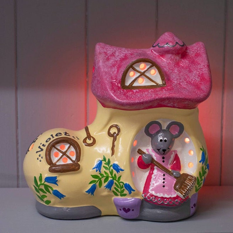 Piggery Pottery Handmade Ceramic 'mouse in a Boot' - Etsy UK