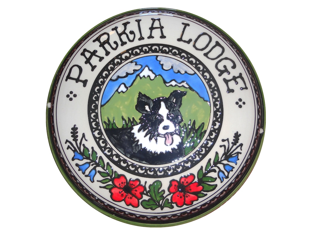 Piggery Pottery Handmade Ceramic Personalised Door Plate House Sign ...