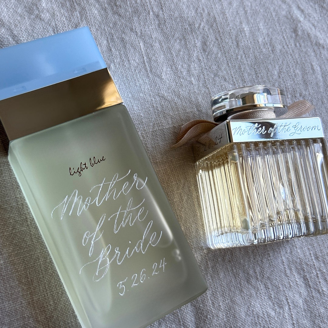 Mother of the Bride Engraved Perfume Bottle Custom Mother in Law Gift ...
