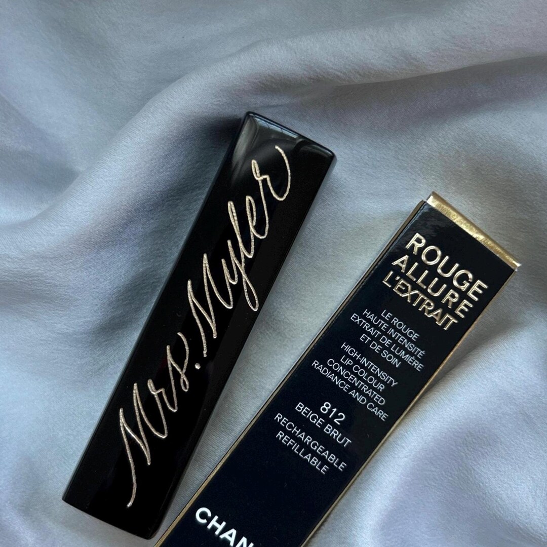 Personalized Engraved Lipstick, Lip Gloss Engraving Service, Wedding ...